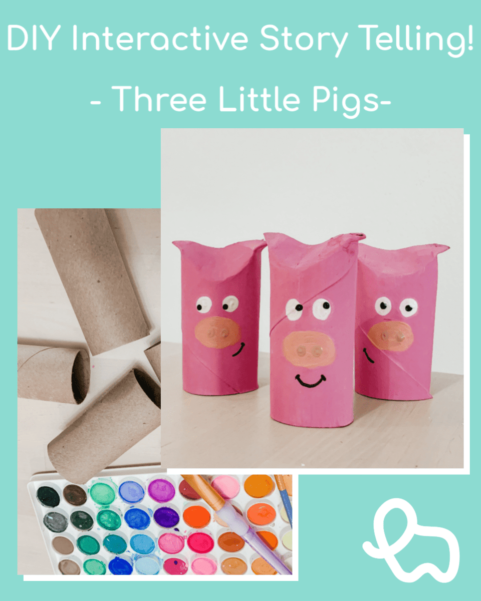 DIY Interactive Story Telling. Three Little Pigs | Blog – Baby Noomie