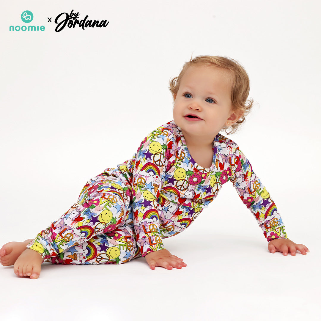 Noomie x byjordana Girl Icon Drips Long Sleeve Pajama Set – Baby Noomie